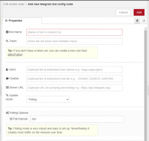 Node-RED Telegram IoT Bot Integration – Learn Embedded Systems